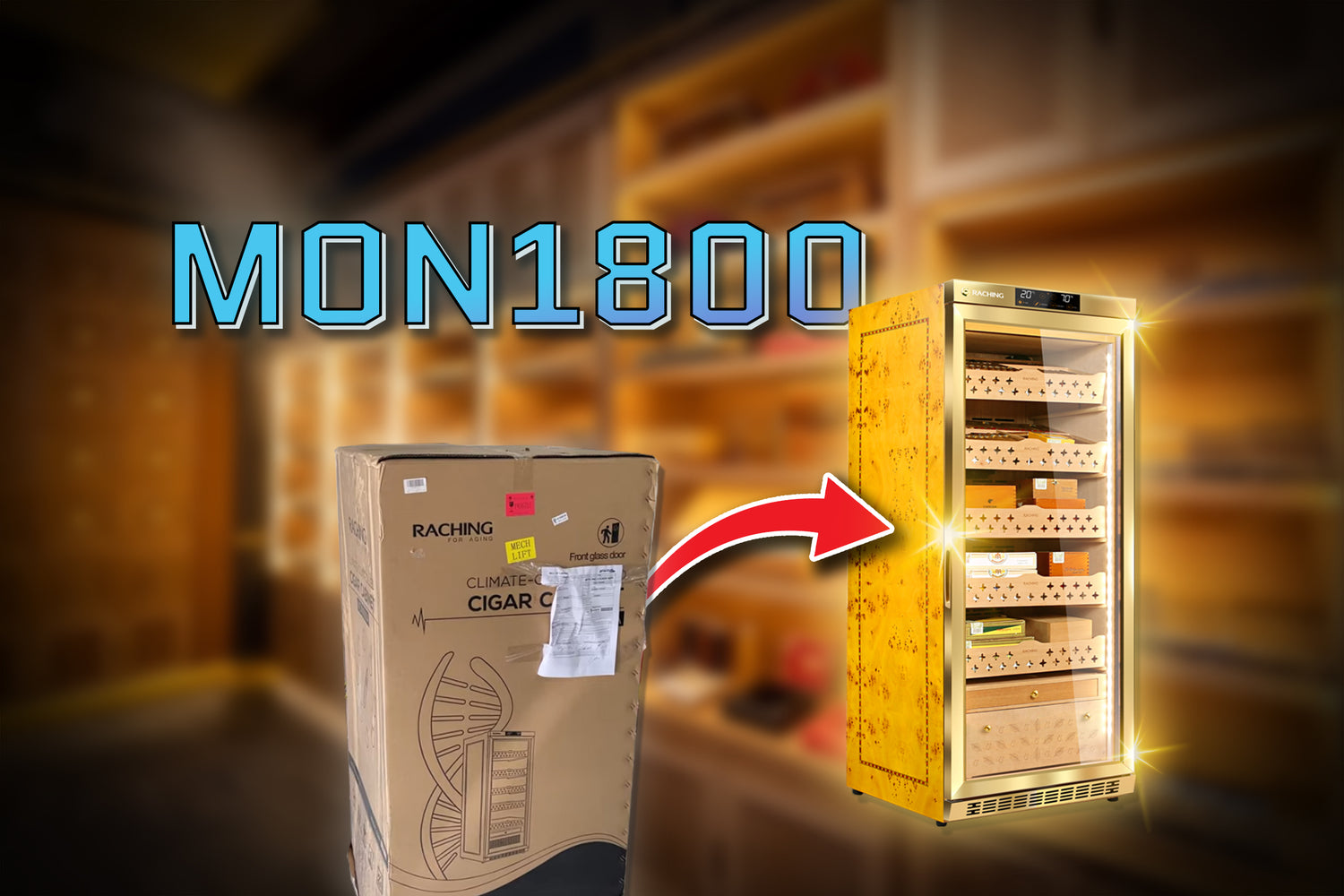 Raching MON1800 - Humidor Review – Dads Heaven